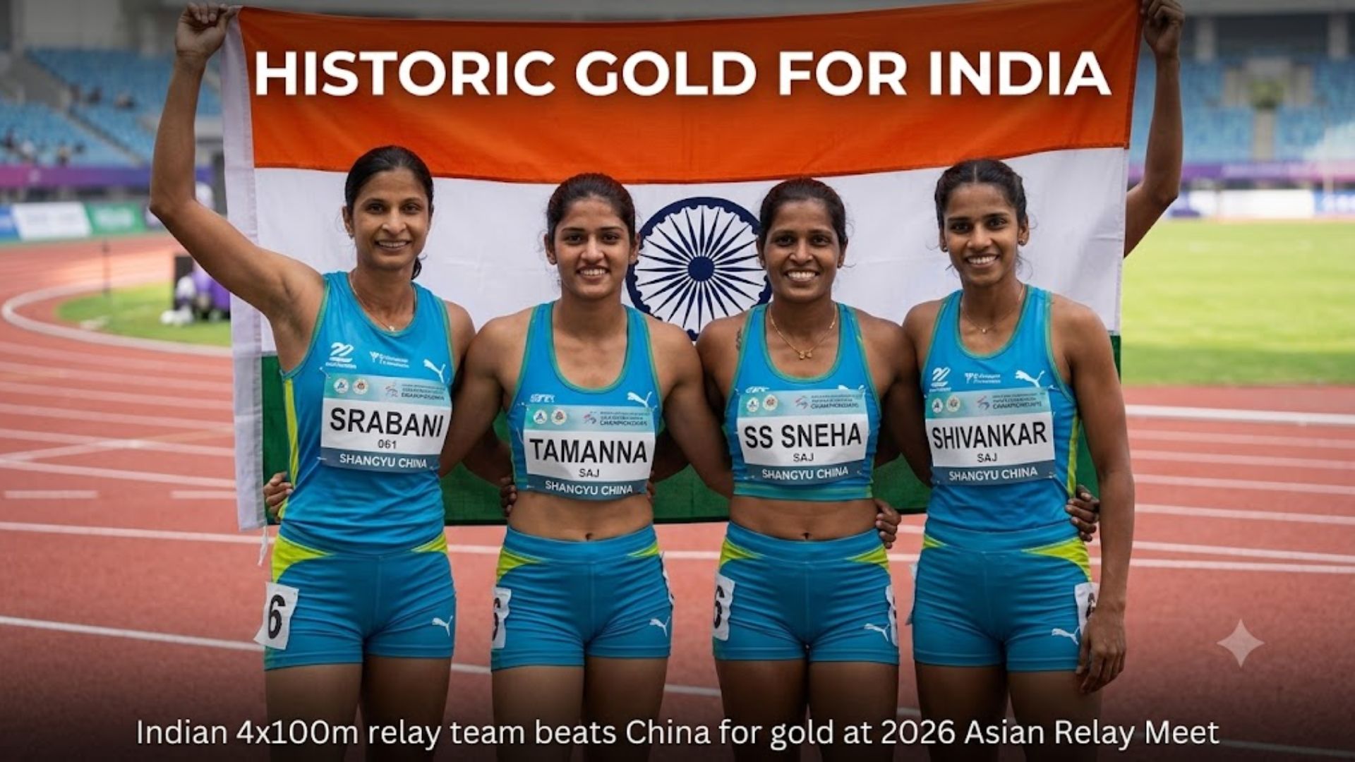 Asian Relay Championships 2026: India’s Women’s Wins Gold
